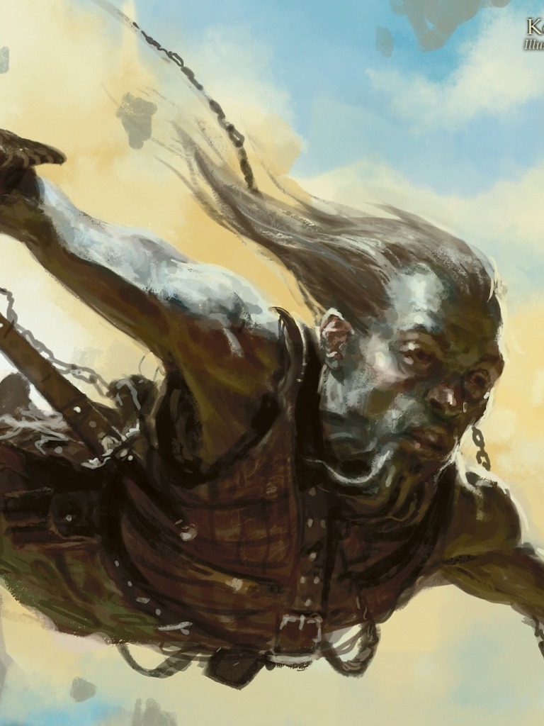 MTGNexus - Kor Aeronaut Art by Karl Kopinski