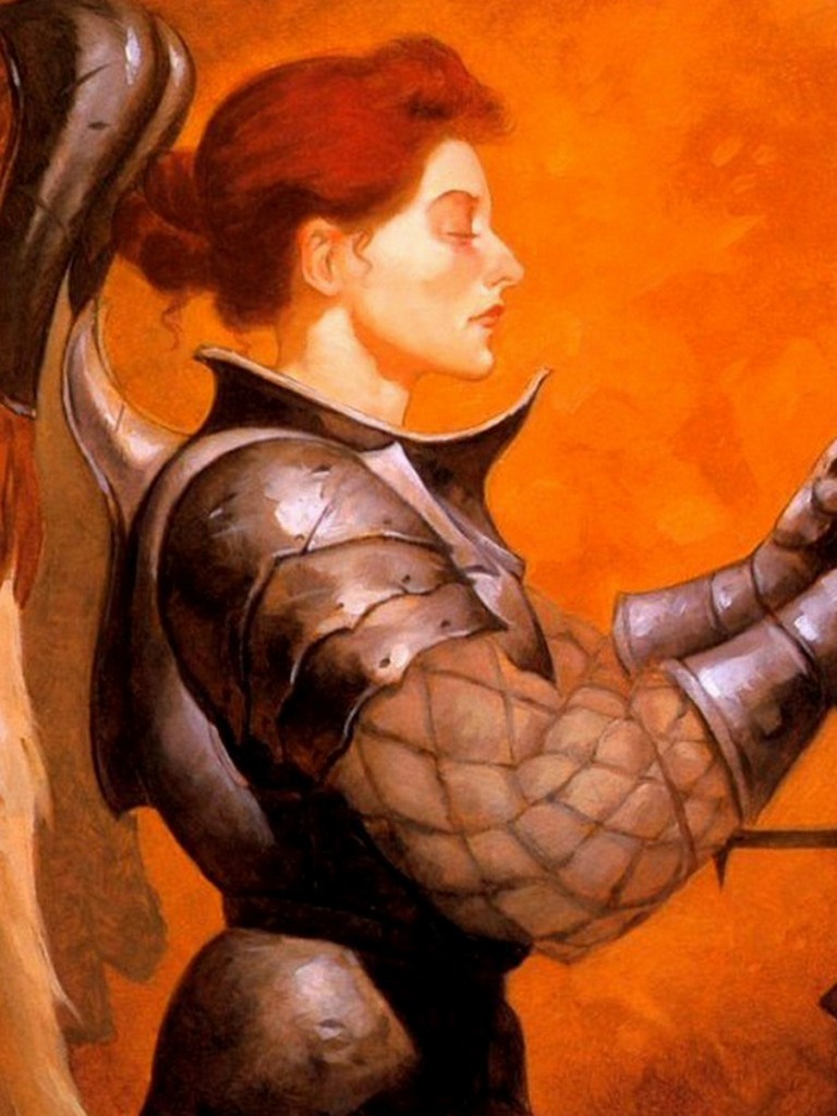 MTGNexus - Warrior Angel Art by Brom