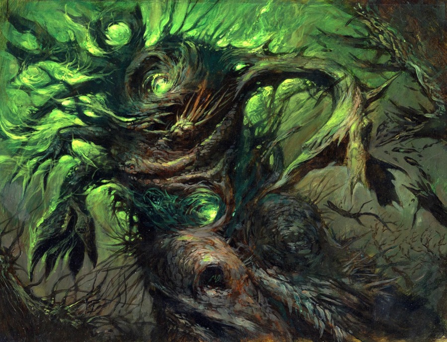 MTGNexus - Foxfire Oak Art by Dave Kendall