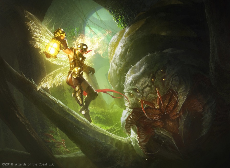 MTGNexus - Prey Upon Art by G-host Lee