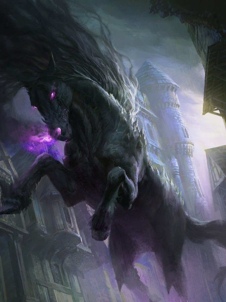 MTGNexus - Plague Mare Art by G-host Lee