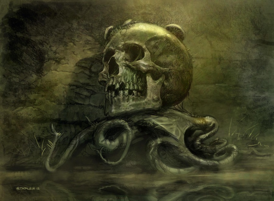 MTGNexus - Slitherhead Art by Greg Staples