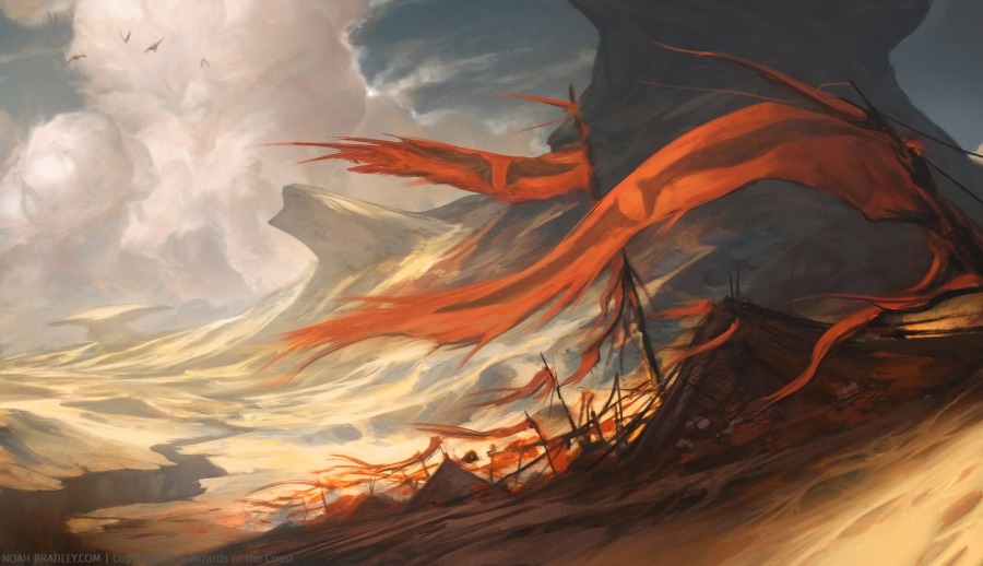 MTGNexus - Nomad Outpost Art by Noah Bradley