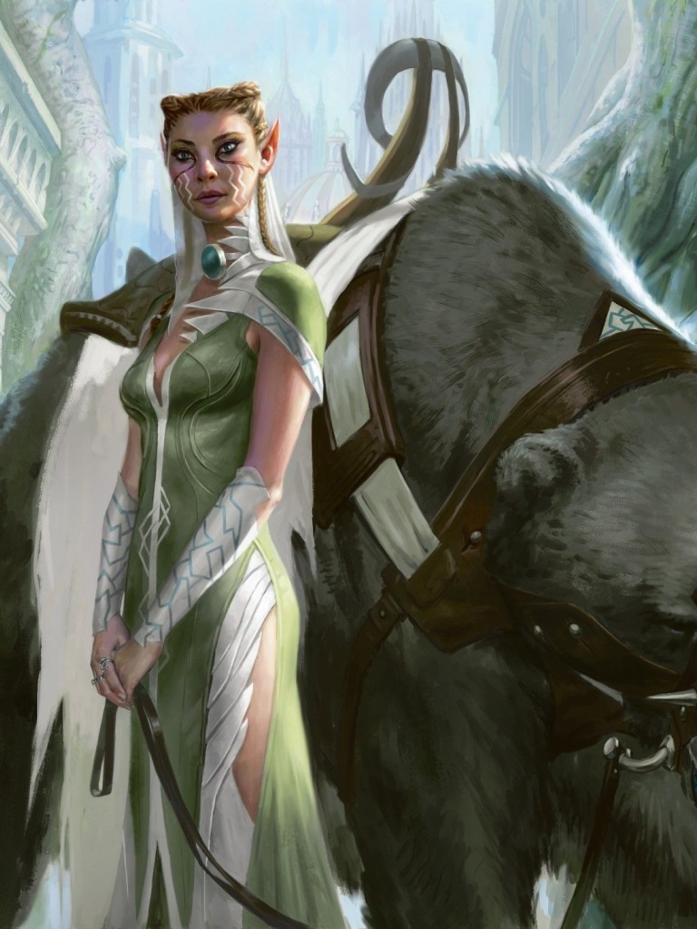 MTGNexus - Yeva, Nature's Herald Art by Eric Deschamps