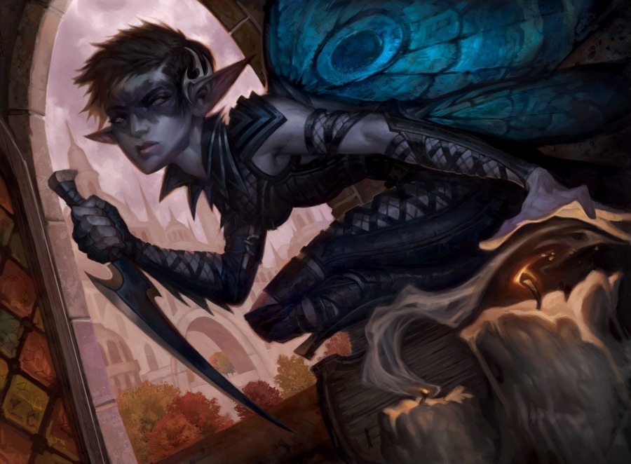 MTGNexus - Nightveil Sprite Art by Uriah Voth