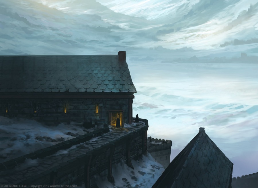 MTGNexus - Kjeldoran Outpost Art by Noah Bradley