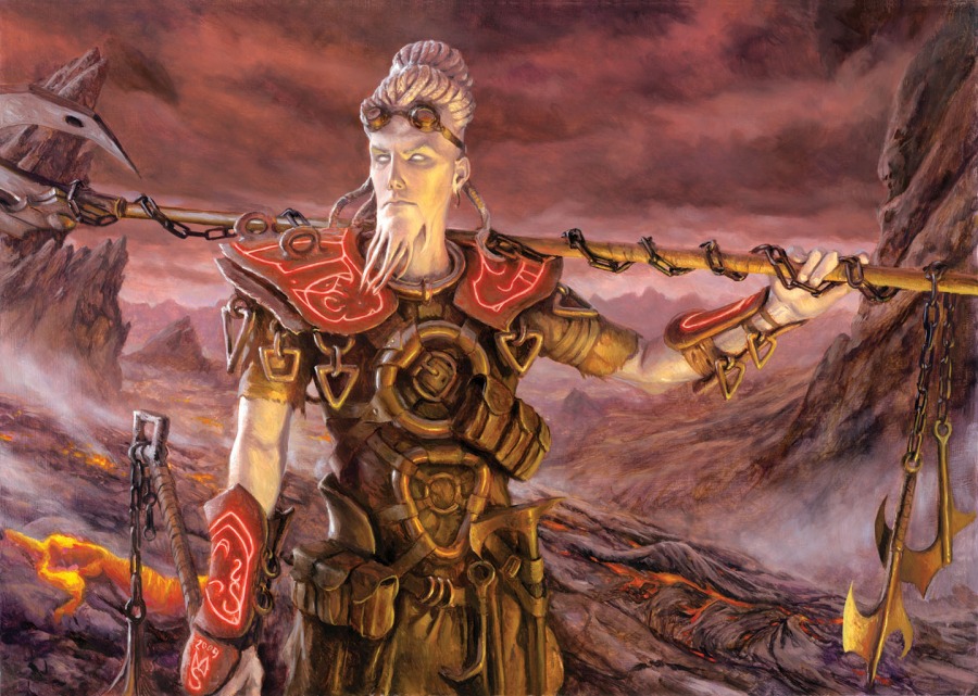 MTGNexus - Kor Firewalker Art by Matt Stewart