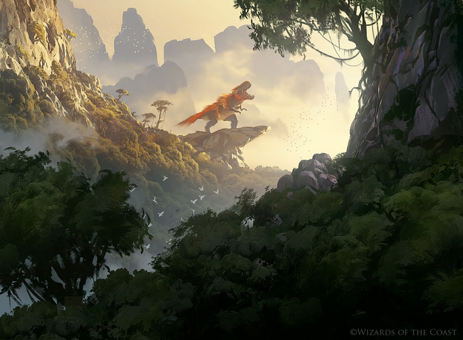 MTGNexus - Rootbound Crag Art by Grzegorz Rutkowski
