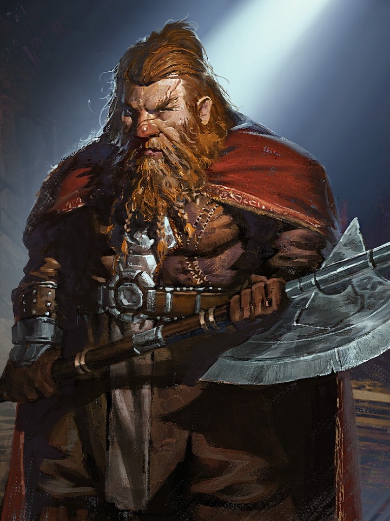 MTGNexus - Torbran, Thane of Red Fell Art by Grzegorz Rutkowski