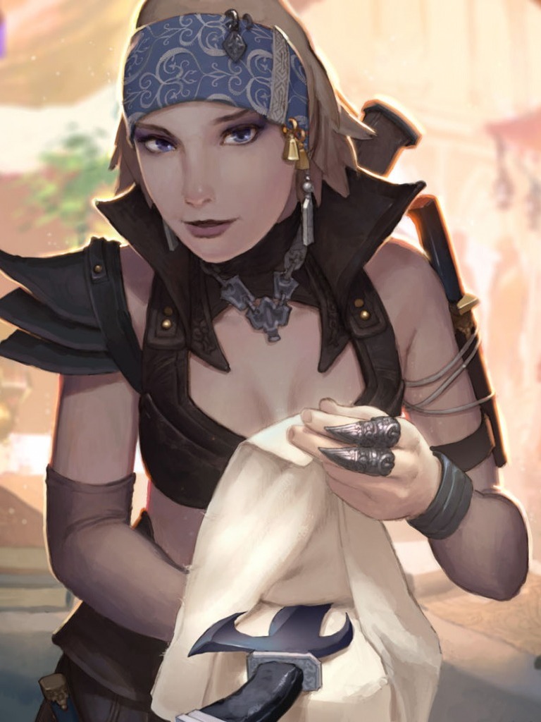 MTGNexus - Bane Alley Broker Art by Clint Cearley