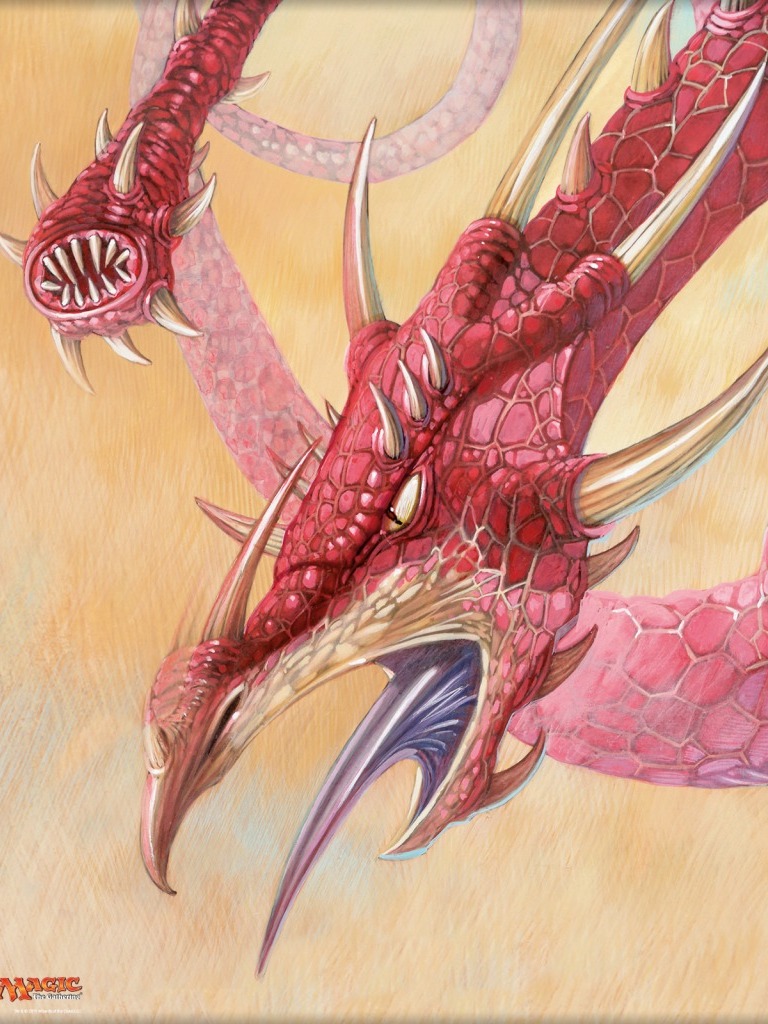 MTGNexus - Worldgorger Dragon Art by Wayne England