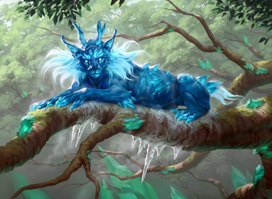MTGNexus - Frost Lynx Art by Ilse Gort