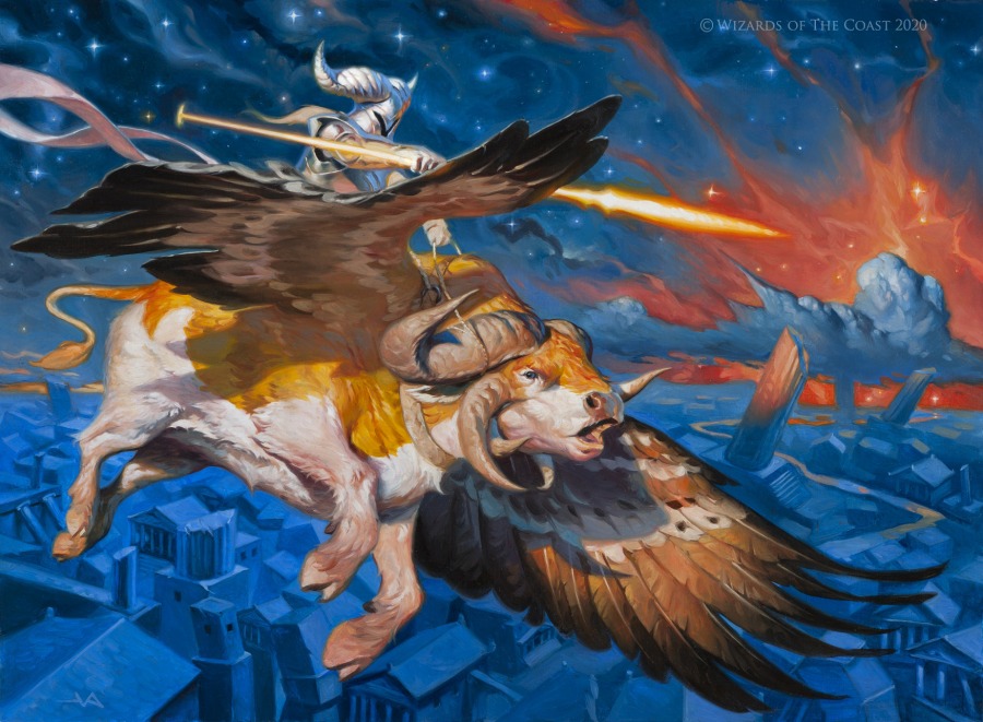 MTGNexus - Archon of Falling Stars Art by Victor Adame Minguez