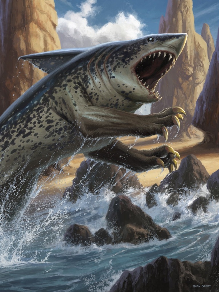 MTGNexus - Pouncing Shoreshark Art by Dan Scott
