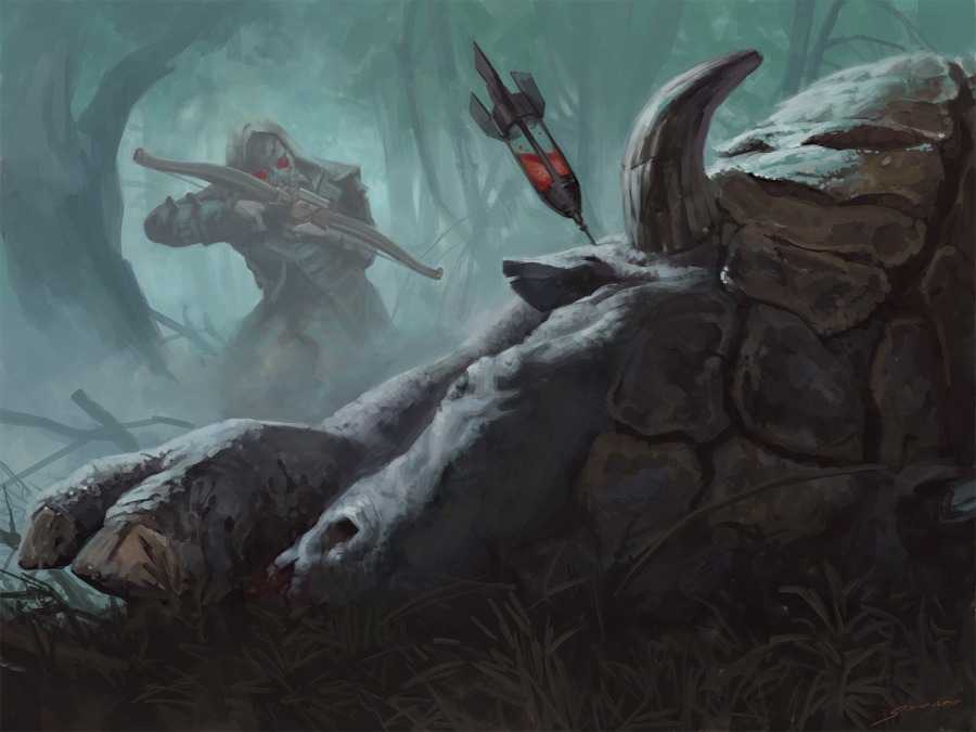 MTGNexus - Sleeper Dart Art by Sidharth Chaturvedi