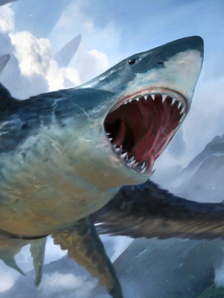 MTGNexus - Shabraz, the Skyshark Art by Paul Scott Canavan