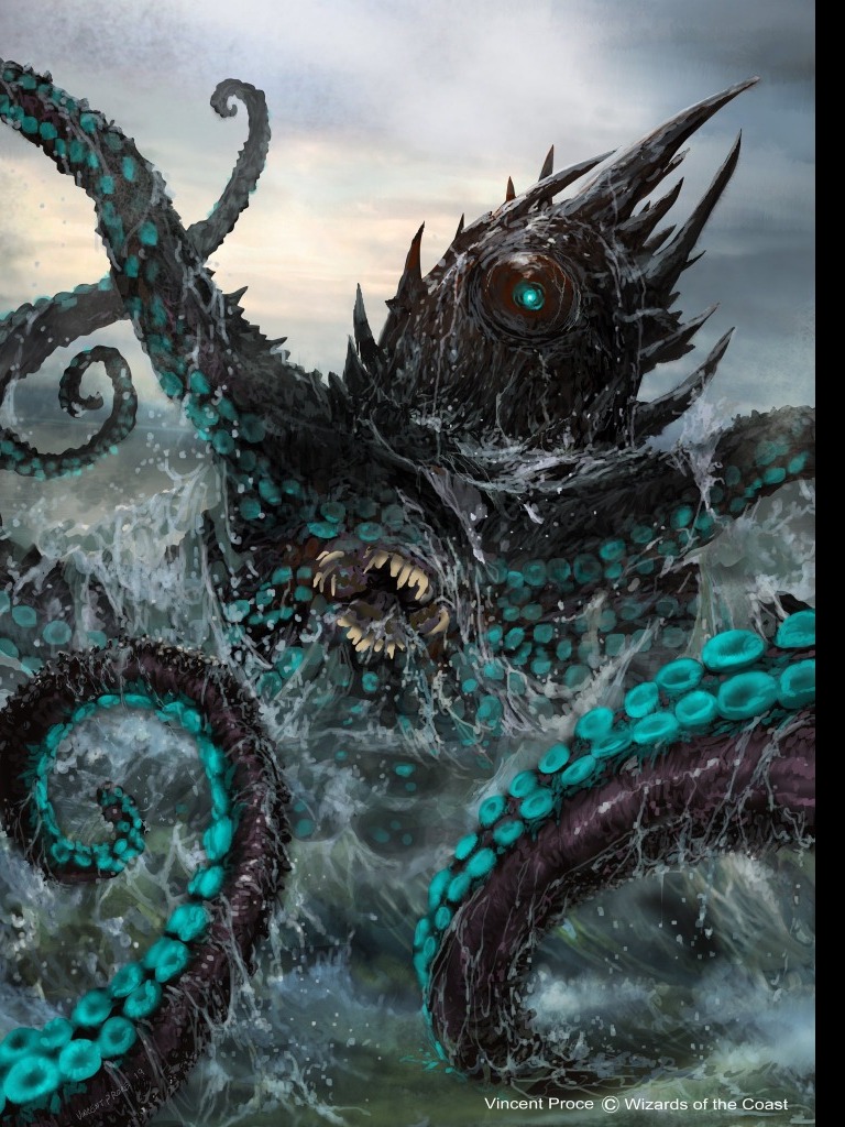MTGNexus - Kraken token Art by Vincent Proce