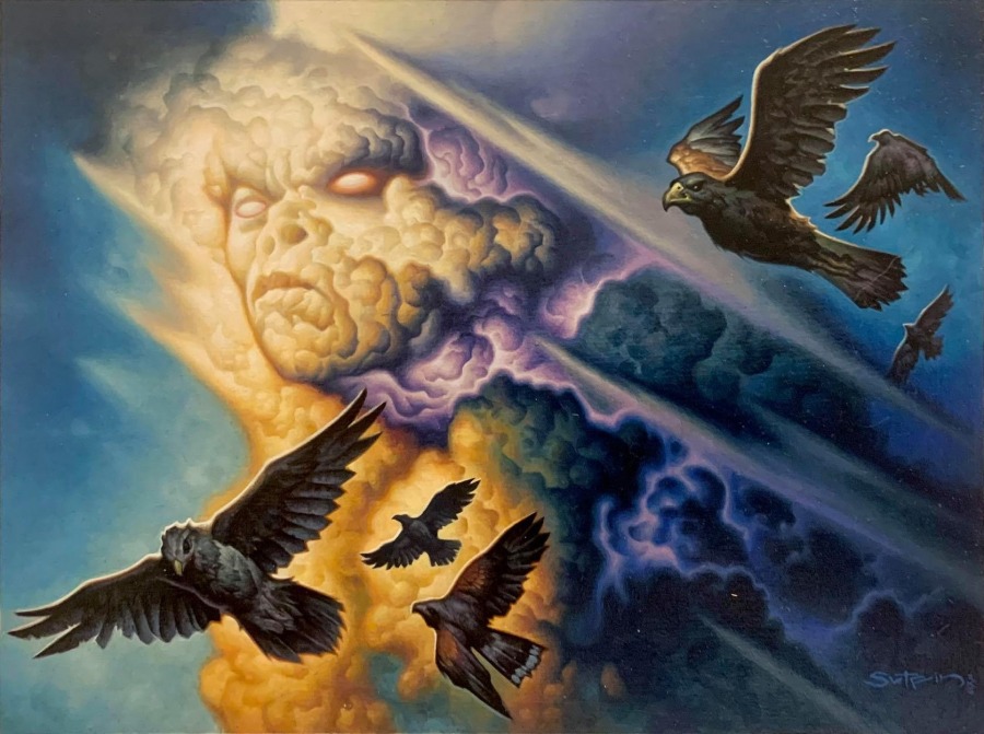 MTGNexus - Cloud Elemental Art by Michael Sutfin