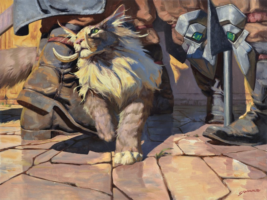 MTGNexus - Garrison Cat Art by Sidharth Chaturvedi