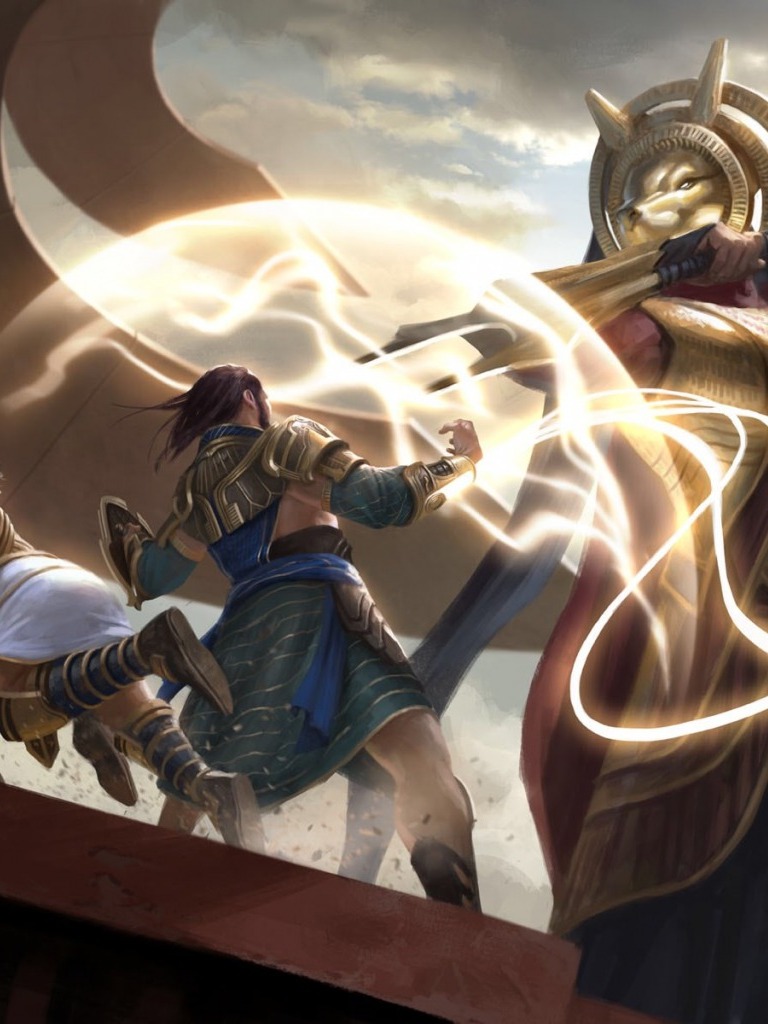 MTGNexus - Gideon's Intervention Art by Daarken