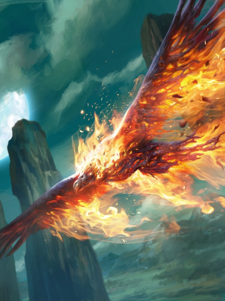 MTGNexus - Immortal Phoenix Art by Daarken
