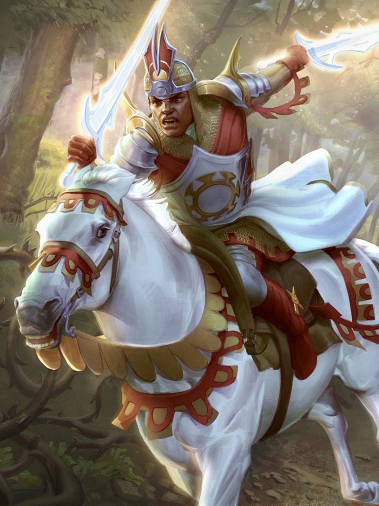 MTGNexus - Fireborn Knight Art by Ben Maier