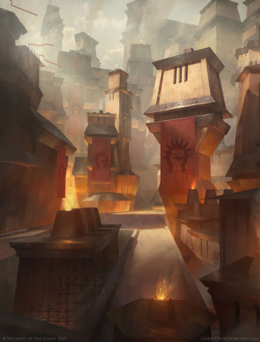 MTGNexus - Sacred Foundry Art by Chris Ostrowski