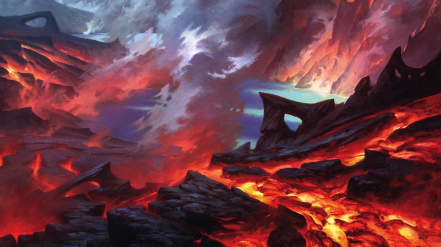 MTGNexus - Scalding Tarn Art by Adam Paquette