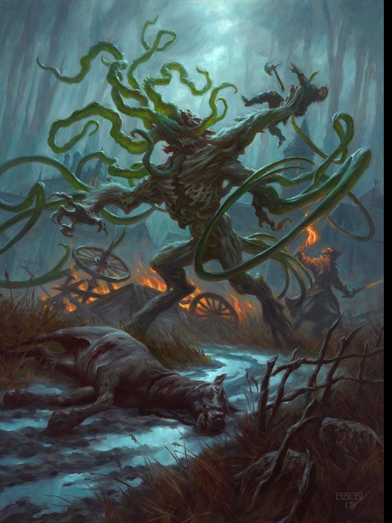 MTGNexus - Ulvenwald Abomination Art by Chris Rahn