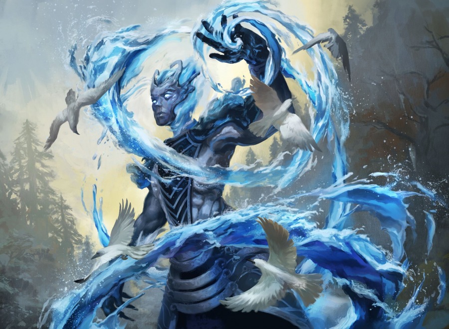 MTGNexus - Waterkin Shaman Art by Yeong-Hao Han