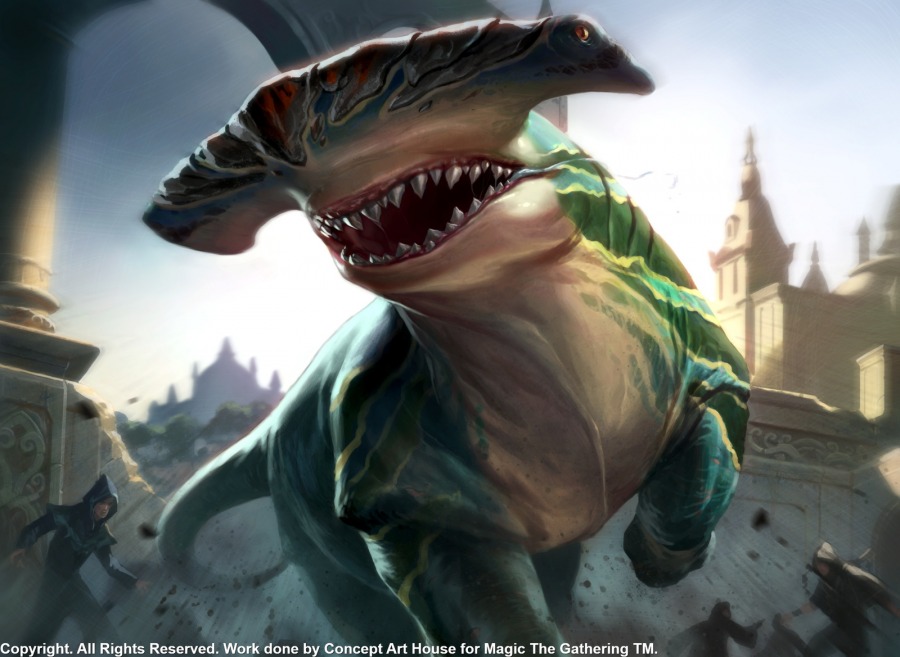 MTGNexus - Battering Krasis Art by Jack Wang