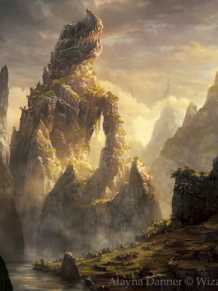 MTGNexus - Dragonskull Summit Art by Alayna Danner