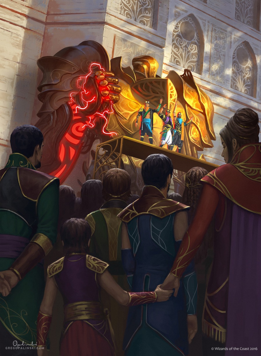 MTGNexus - Combustible Gearhulk Art by Greg Opalinski