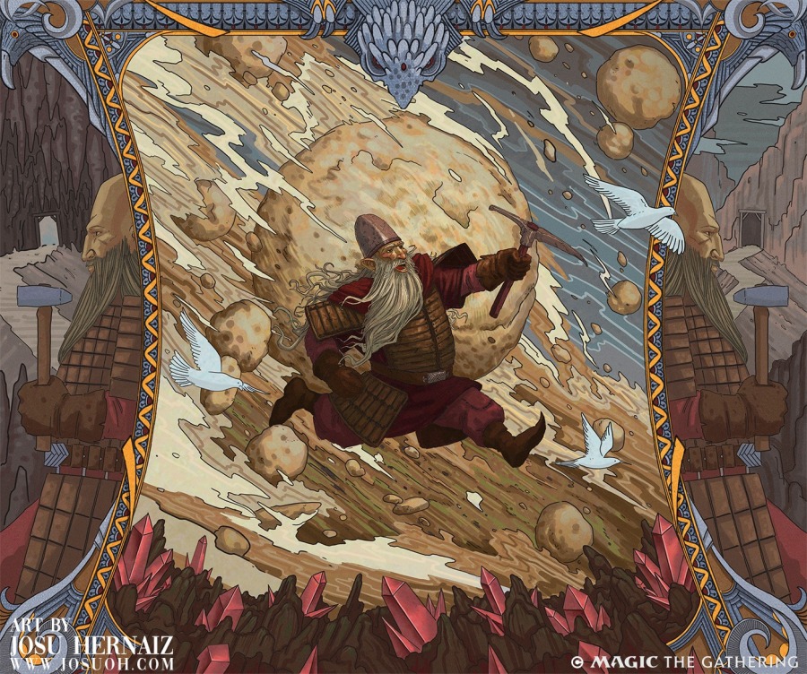 MTGNexus - Rimrock Knight Art by Josu Hernaiz