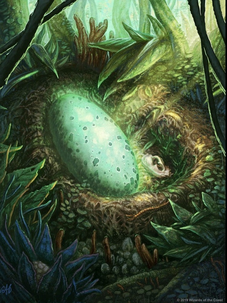 MTGNexus - Egg token Art by Christopher Burdett