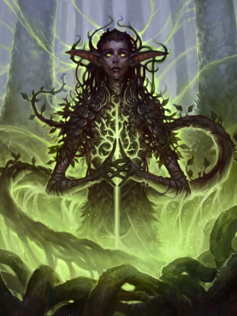 MTGNexus - Woodland Mystic Art by Uriah Voth