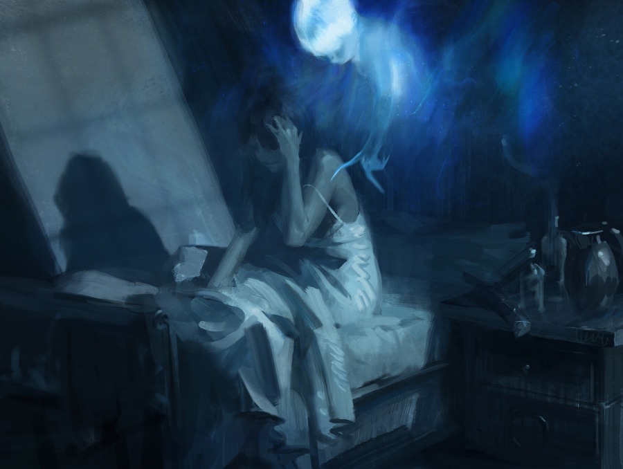 MTGNexus - Startled Awake Art by Sean Sevestre