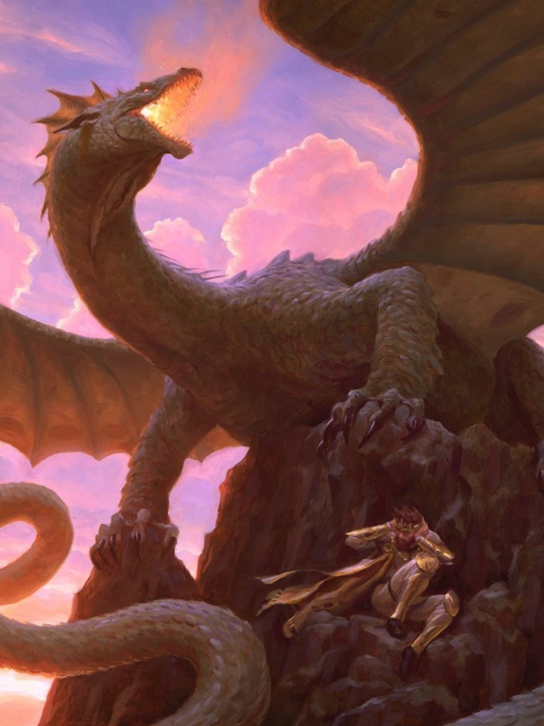 MTGNexus - Opportunistic Dragon Art by Chris Rahn