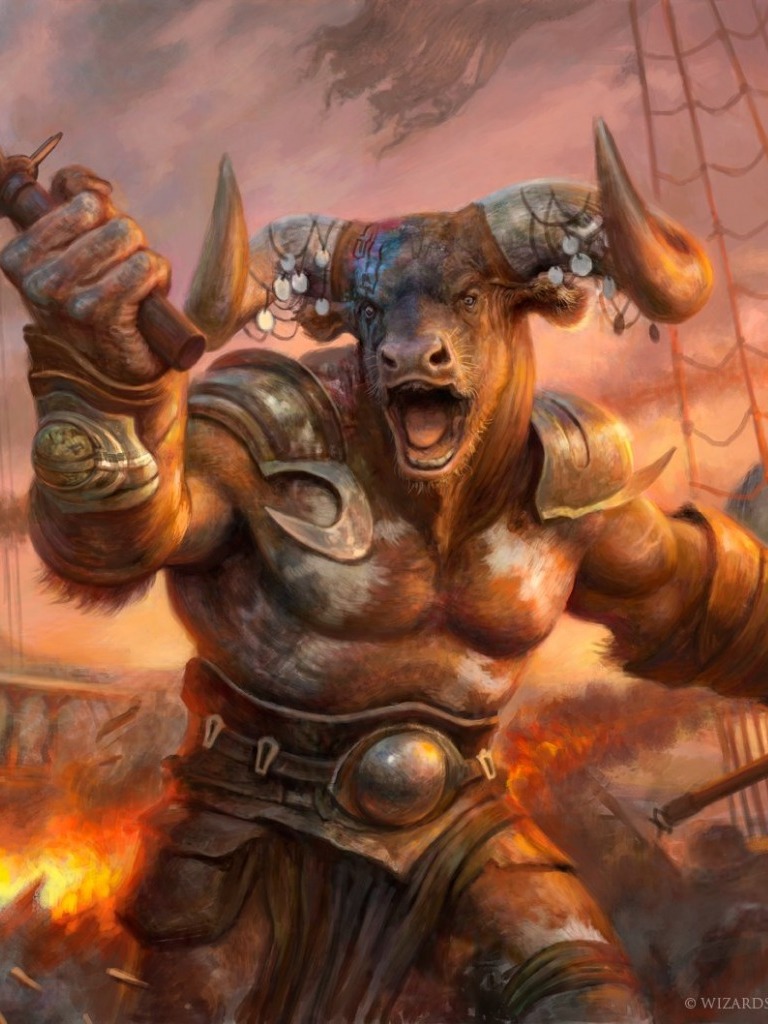 MTGNexus - Glint-Horn Buccaneer Art by Zack Stella