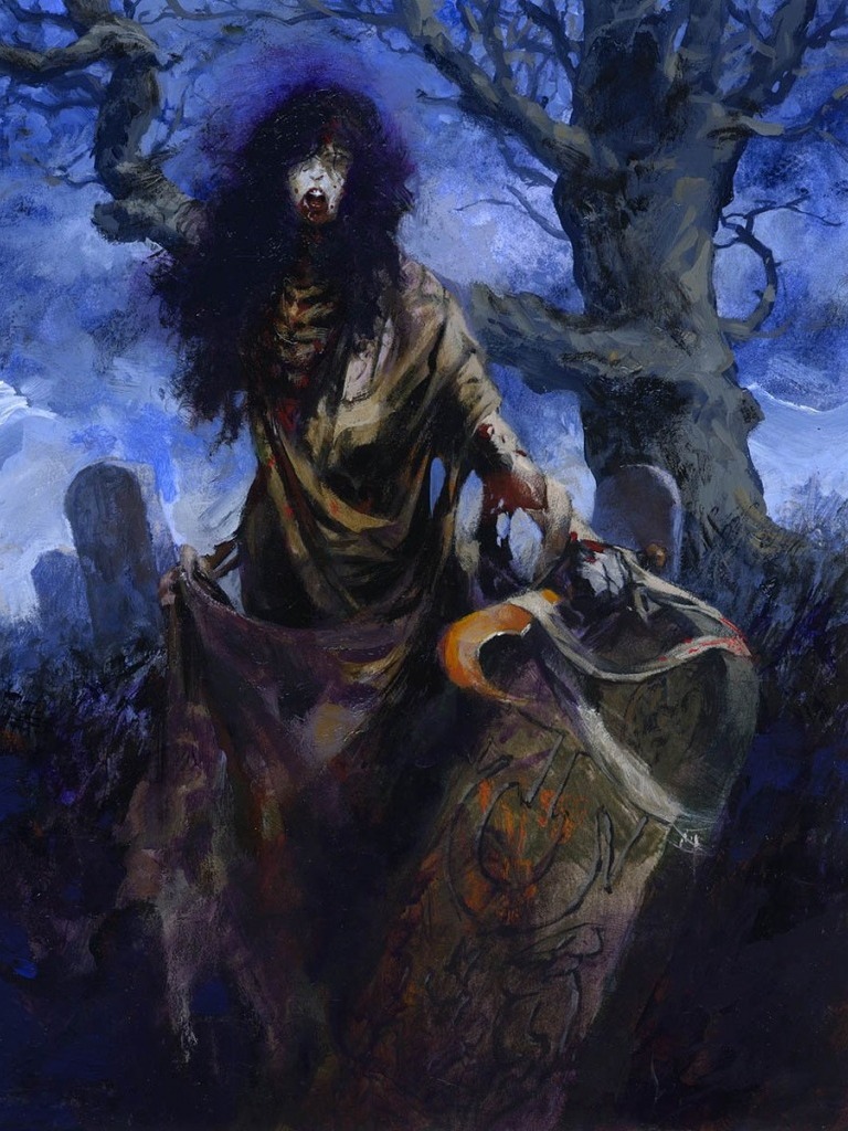 MTGNexus - Zombie token Art by Christopher Moeller