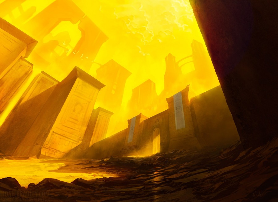 MTGNexus - Boros Guildgate Art by Noah Bradley