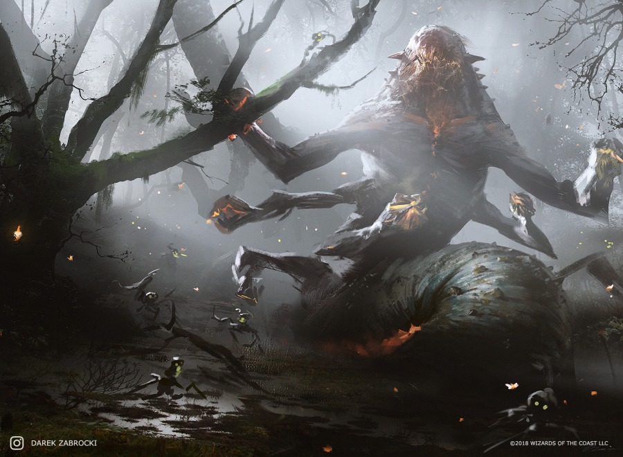 MTGNexus - Feral Abomination Art by Darek Zabrocki