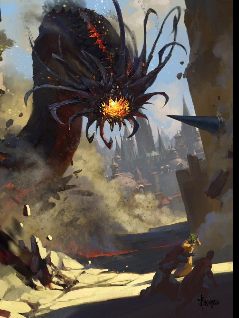 MTGNexus - Devouring Hellion Art by Bayard Wu