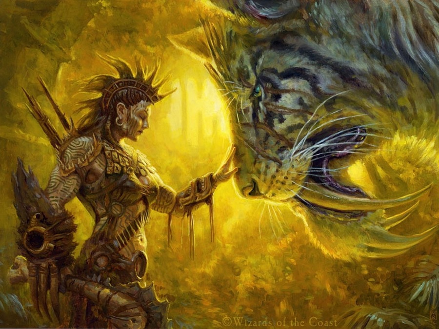 MTGNexus - Predator's Rapport Art by Matt Stewart