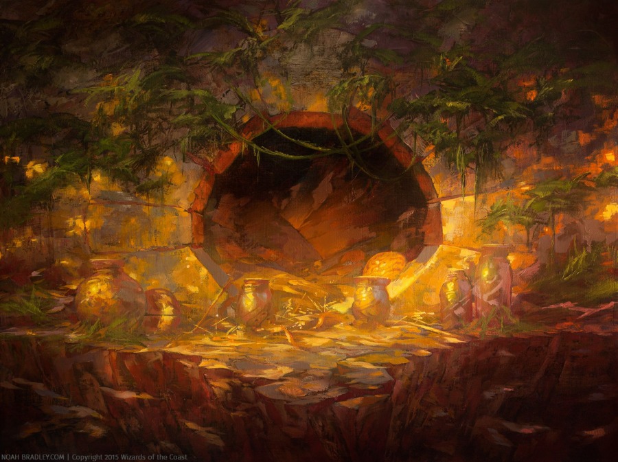 MTGNexus - Forgotten Cave Art by Noah Bradley