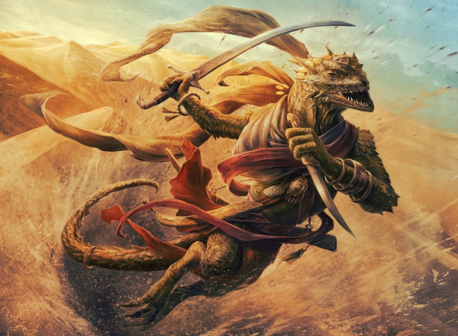 MTGNexus - Viashino Sandsprinter Art by Jason A. Engle