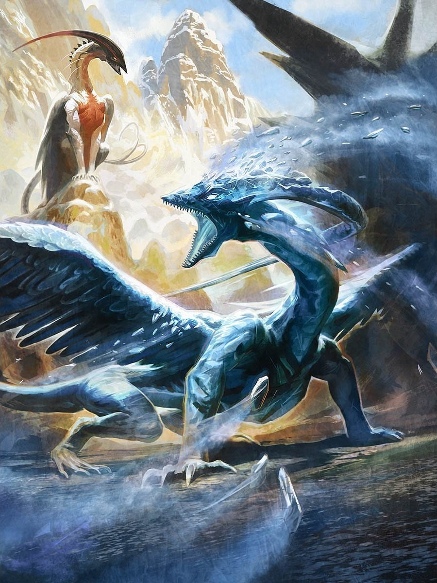 MTGNexus - Supplant Form Art by Mike Bierek