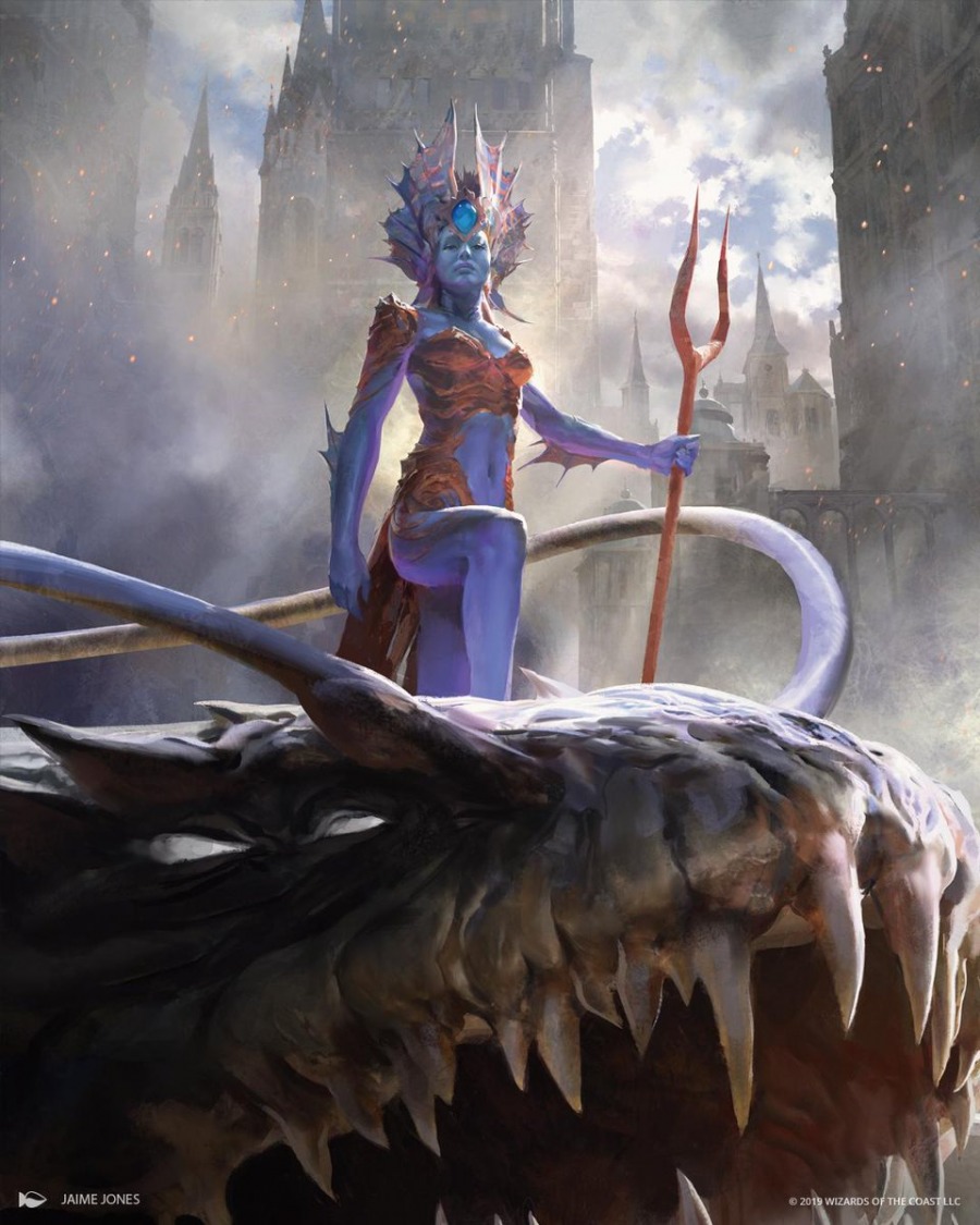 MTGNexus - Kiora, Behemoth Beckoner Art by Jaime Jones