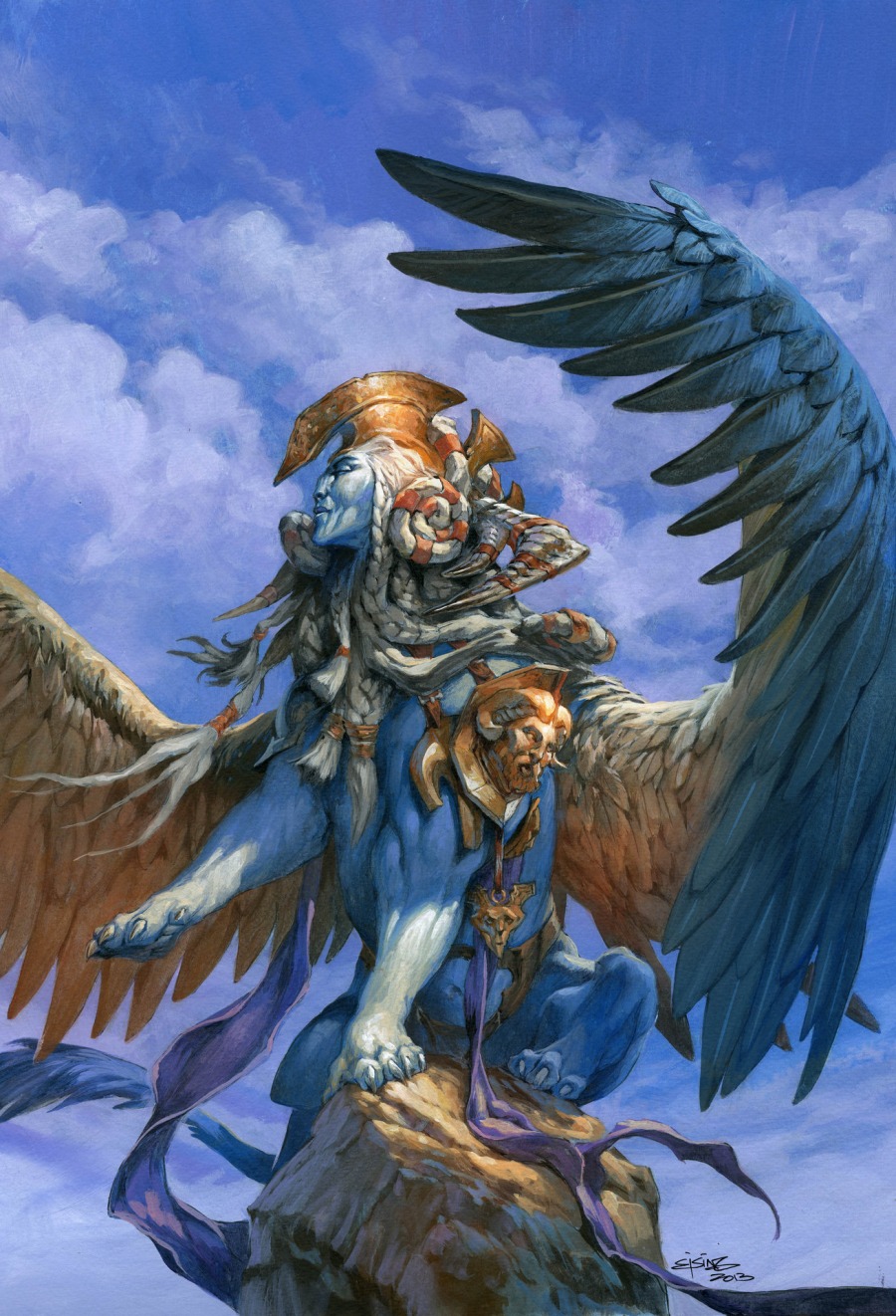 MTGNexus - Sphinx token Art by Jesper Ejsing
