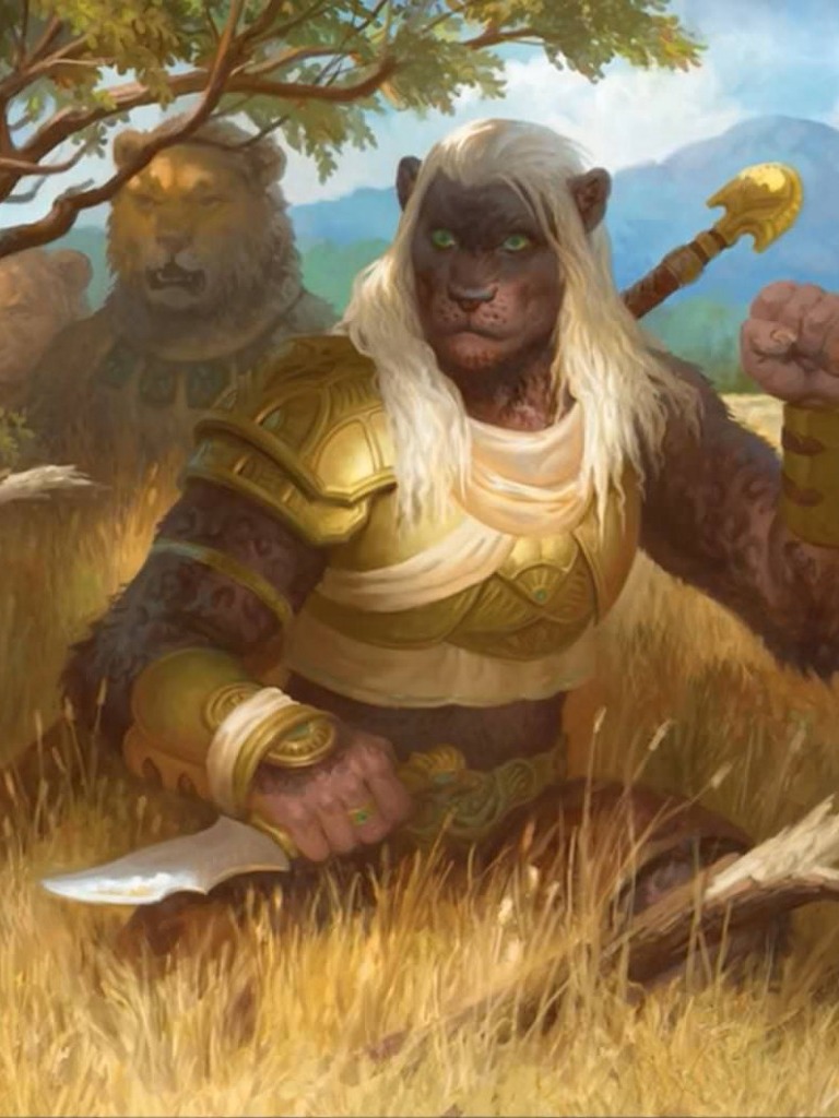 MTGNexus - Leonin Warleader Art by Jakub Kasper